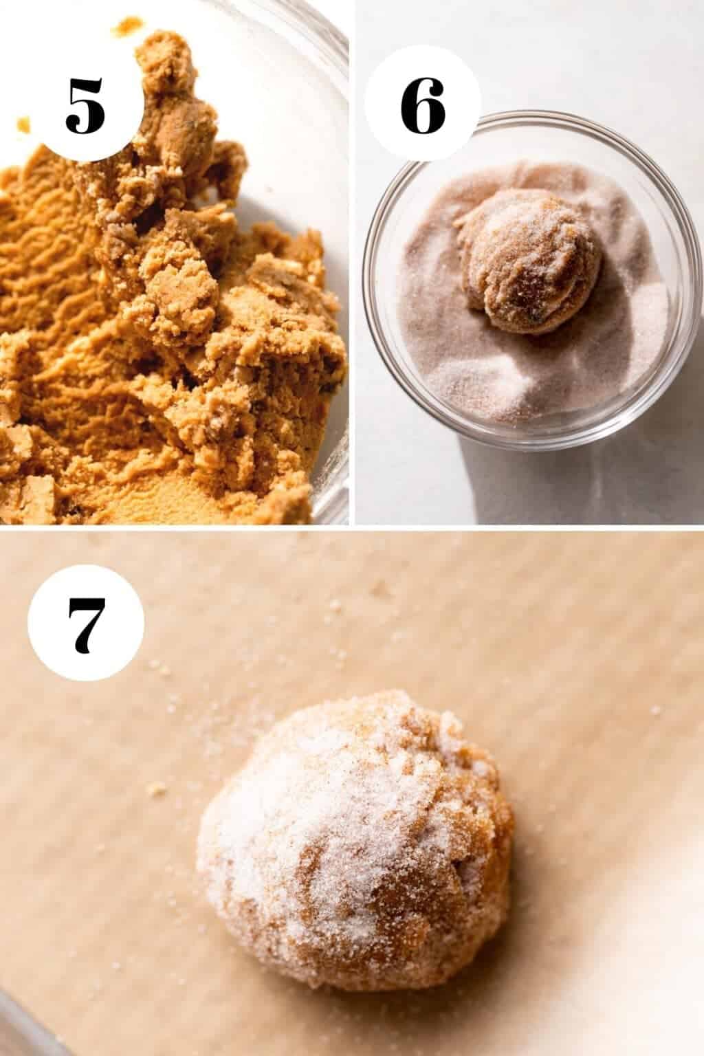 Chewy Pumpkin Snickerdoodle Cookies - Cambrea Bakes