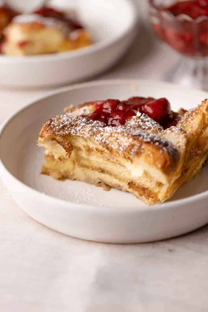 Brioche French Toast Casserole - Cambrea Bakes