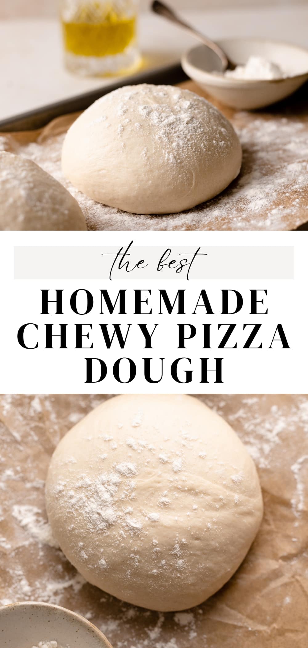 Soft & Chewy Homemade Pizza Dough - Cambrea Bakes