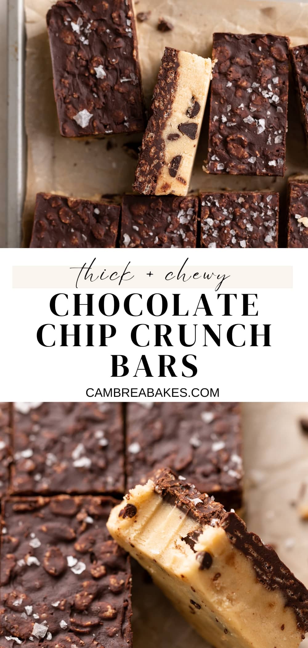 Cookie Dough Crunch Bars - Cambrea Bakes