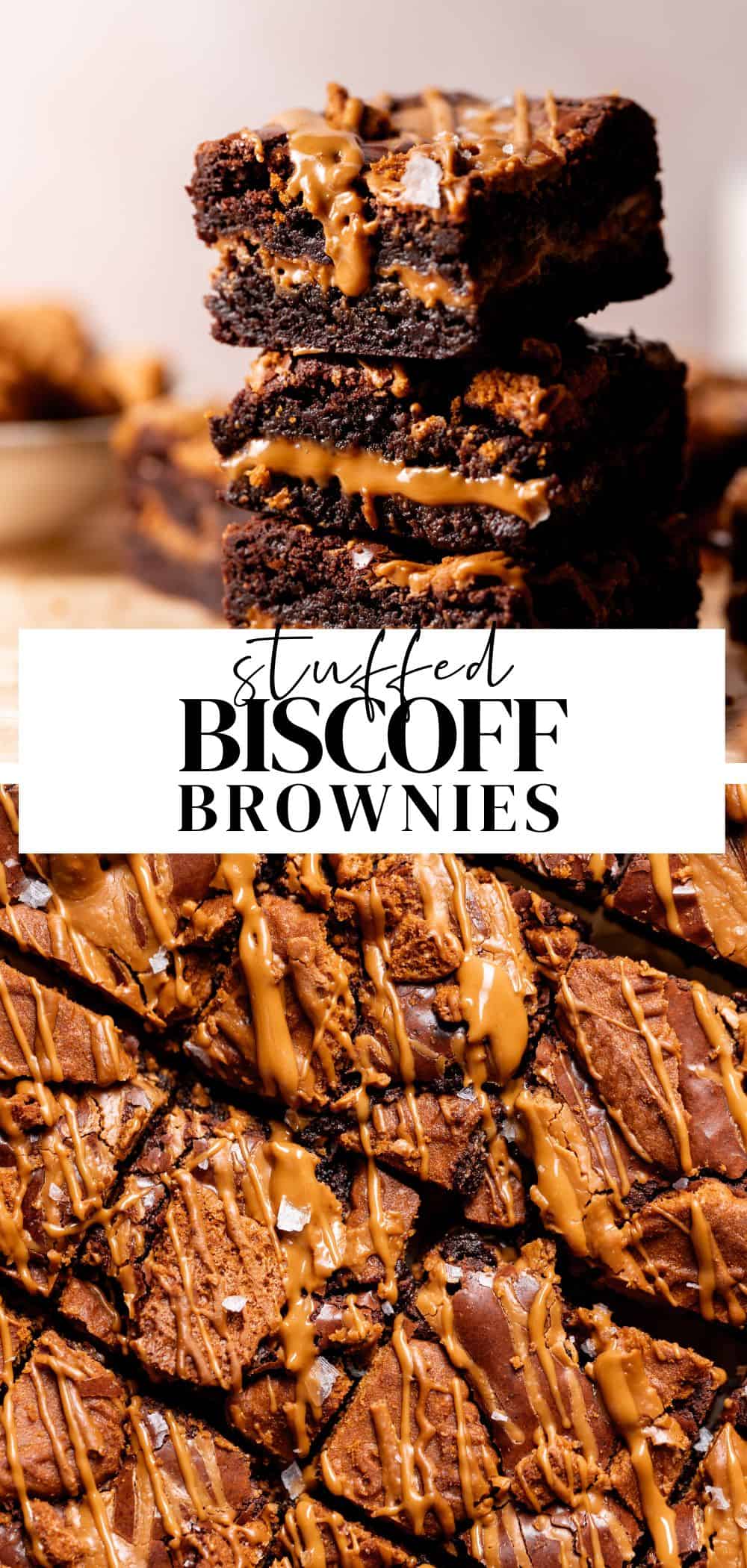 Biscoff Brownies - Cambrea Bakes