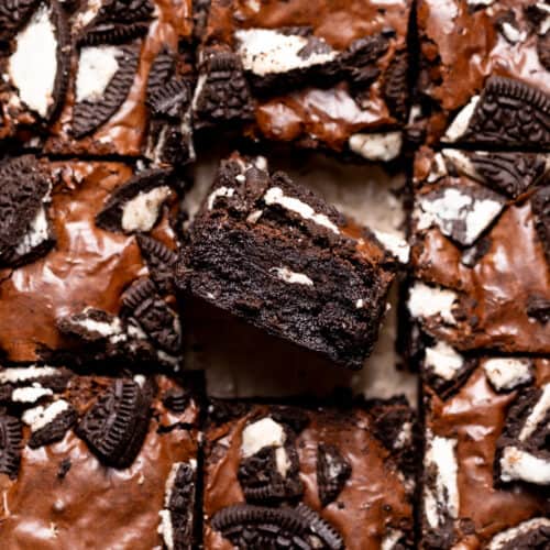 Ultimate Oreo Brownies - Cambrea Bakes