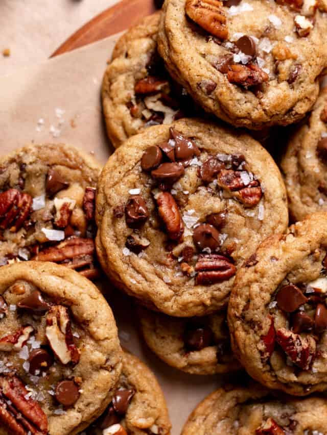 Chewy Pumpkin Chocolate Chip Cookies - Cambrea Bakes