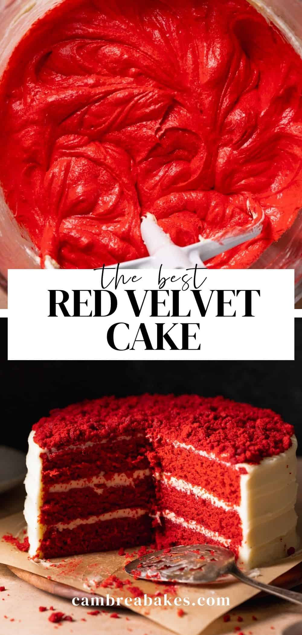 BEST Red Velvet Cake (super moist!) - Cambrea Bakes