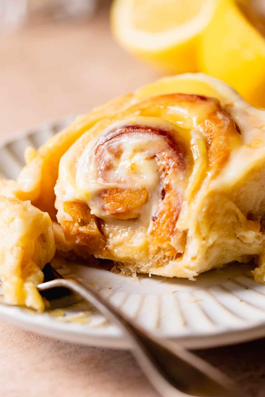 Sweet Lemon Rolls - Cambrea Bakes