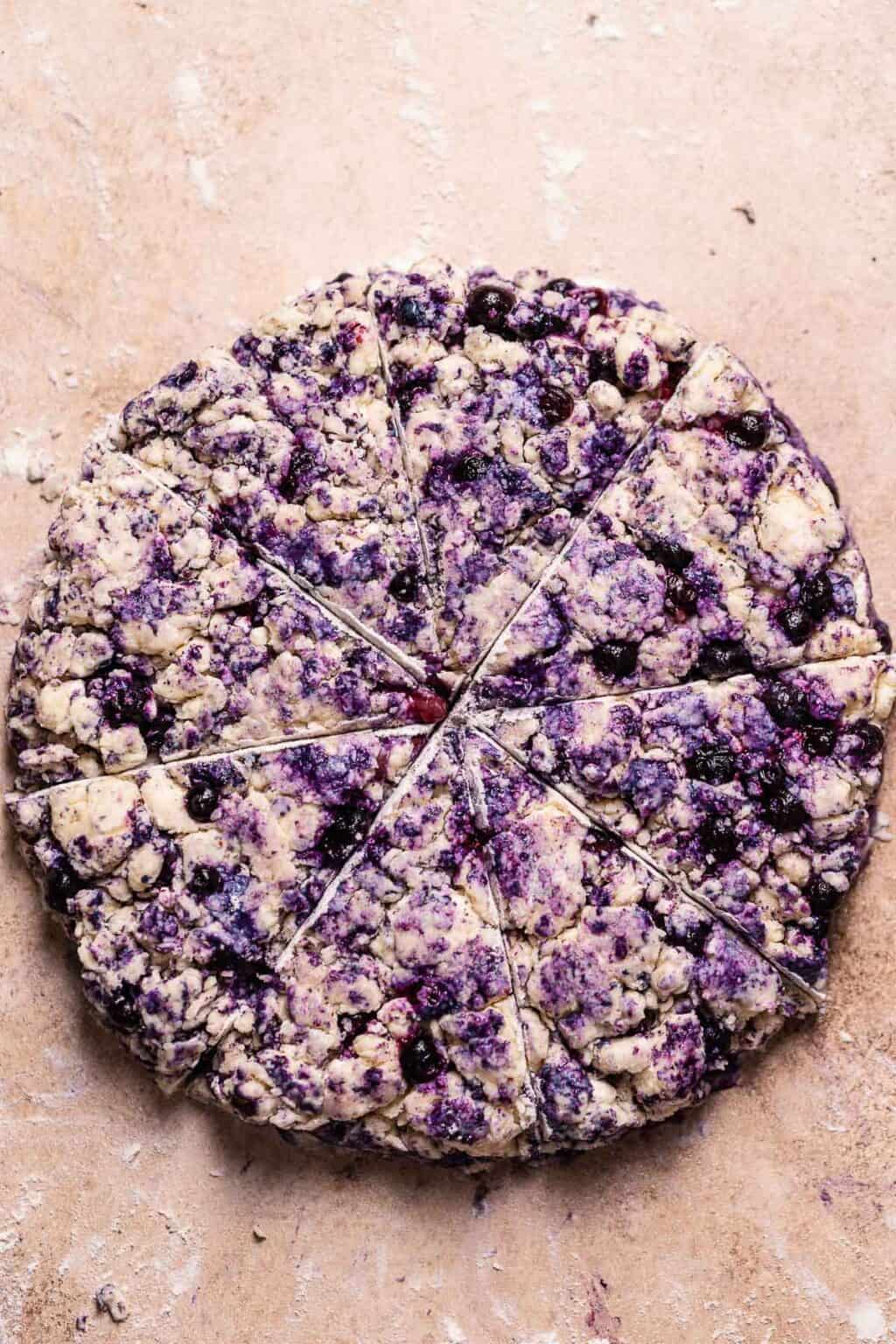 Wild Blueberry Scones - Cambrea Bakes