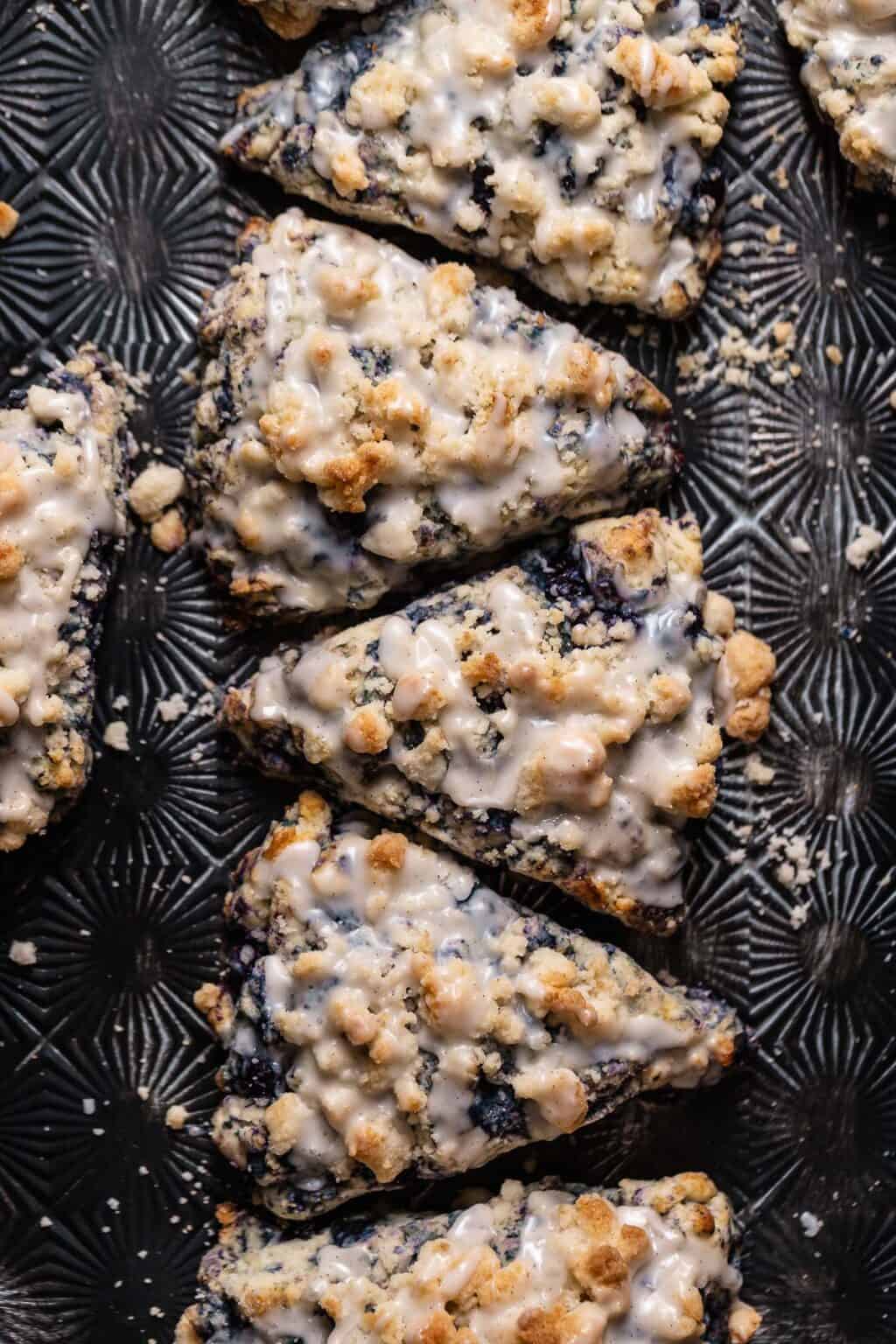 Wild Blueberry Scones - Cambrea Bakes