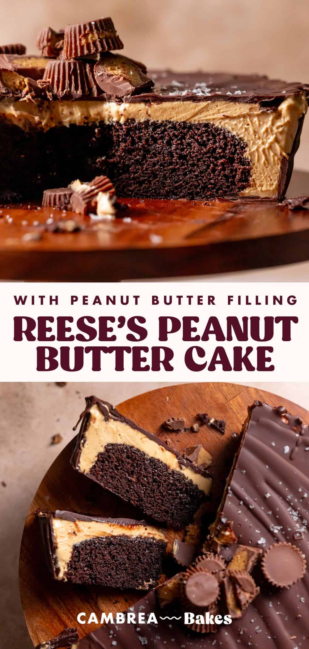 Reese's Cake - Cambrea Bakes