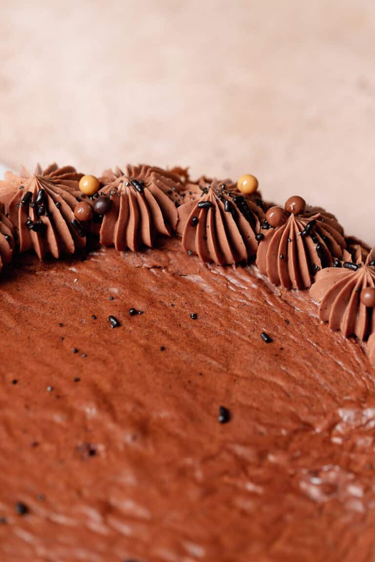 Fudgy Brown Butter Brownie Cake - Cambrea Bakes