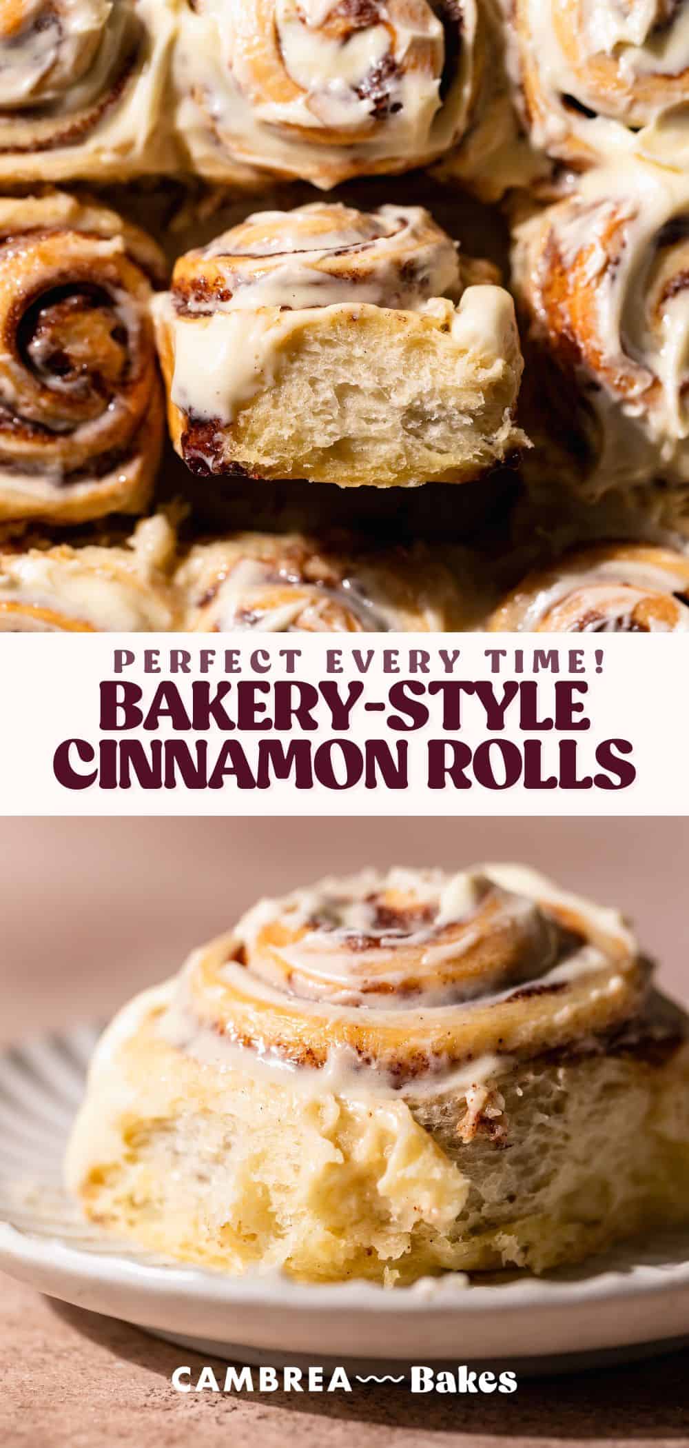 Best Cinnamon Roll Recipe (Cinnabon Copycat!) - Cambrea Bakes