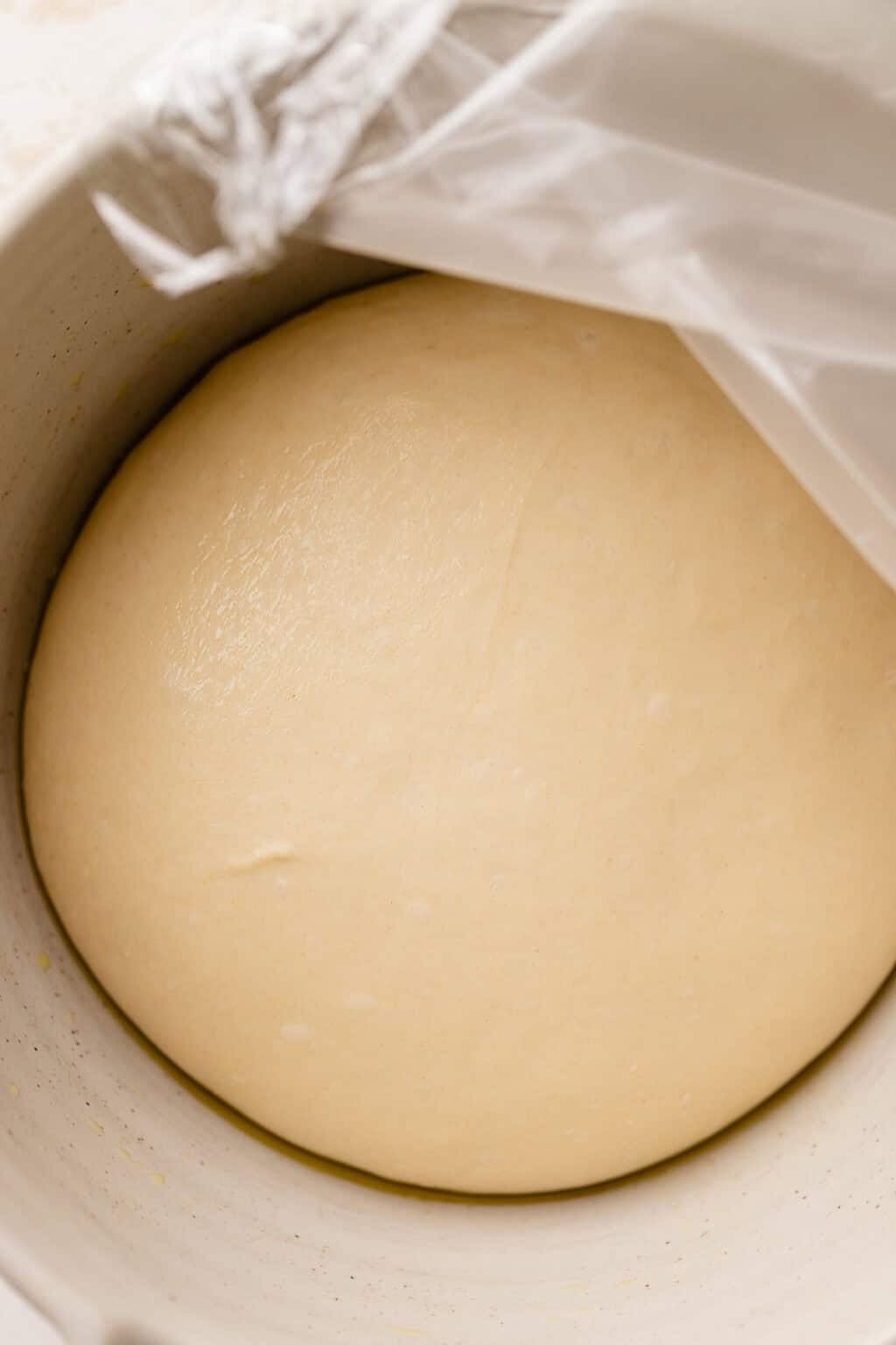 Soft & Chewy Homemade Pizza Dough - Cambrea Bakes