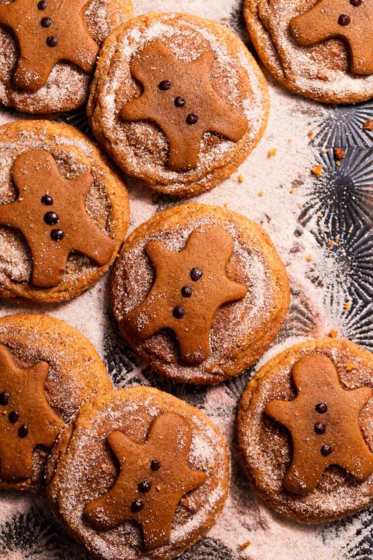 Brown Butter Gingerbread Snickerdoodles (Gingerdoodles) - Cambrea Bakes