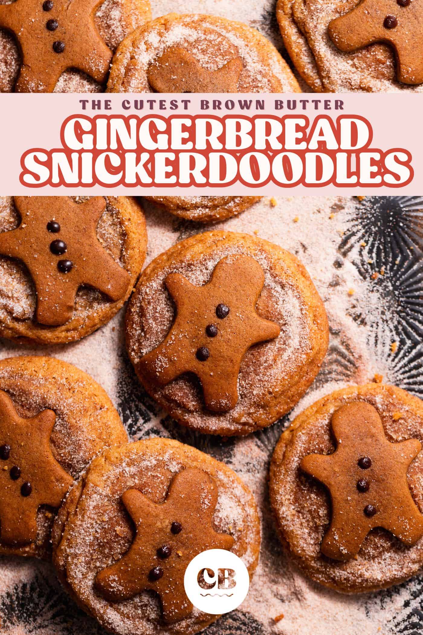 Brown Butter Gingerbread Snickerdoodles (Gingerdoodles) - Cambrea Bakes
