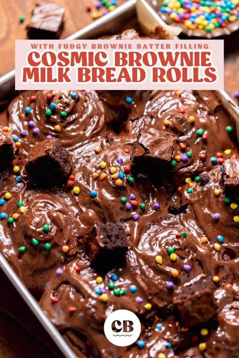 Cosmic Brownie Rolls - Cambrea Bakes